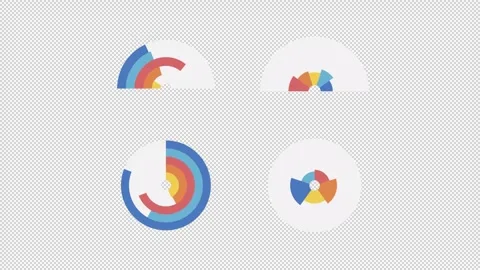 Animated arch infographic charts | Stock Video | Pond5