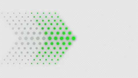 Animated Arrow direction sign on alpha b... | Stock Video | Pond5