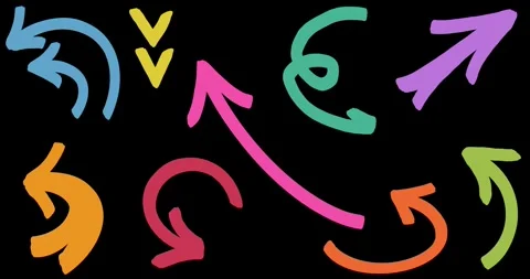 Animated Arrow Pack Stock Video Footage | Royalty Free Animated Arrow ...