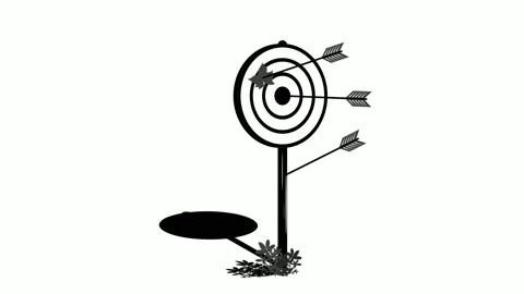 animated arrows for hunting bow fly and... | Stock Video | Pond5