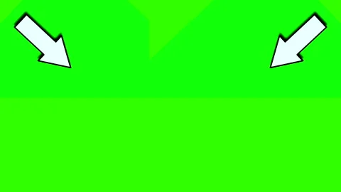 Animated arrows pointing inward green sc... | Stock Video | Pond5