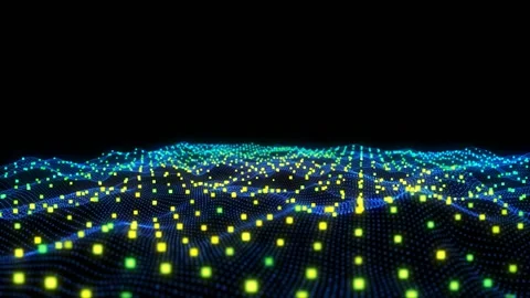 Animated Background with Audio React | Stock Video | Pond5