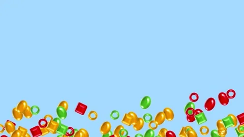 Animated Background Candy Colors Raining... | Stock Video | Pond5