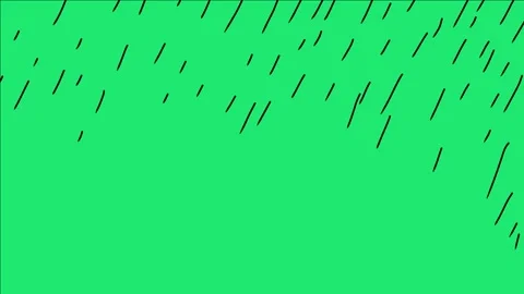 Animated background of cartoon rain | Stock Video | Pond5