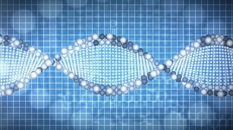 Animated background of DNA | Stock Video | Pond5