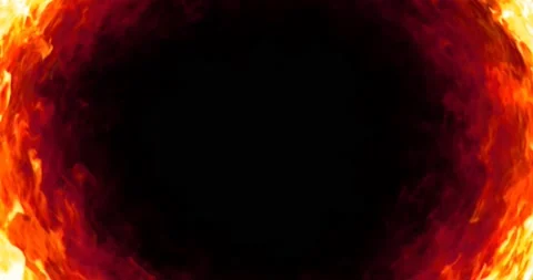 Animated background of fiery flames coil... | Stock Video | Pond5