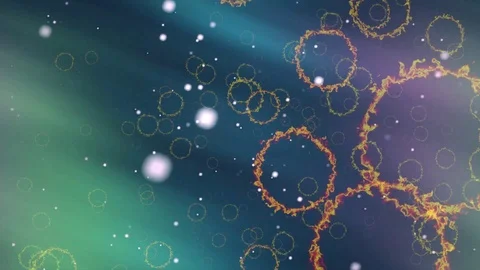 Animated background with floating elemen... | Stock Video | Pond5