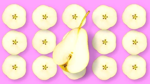 Animated background with fruits. | Stock Video | Pond5