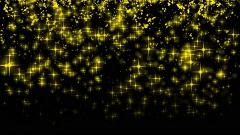Animated background of gold particles fa... | Stock Video | Pond5