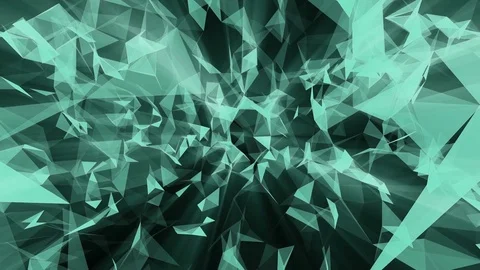 Animated background with green triangula... | Stock Video | Pond5