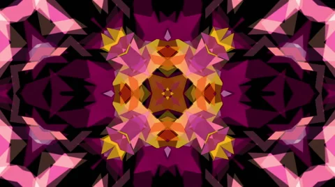 Animated background kaleidoscope | Stock Video | Pond5