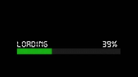 Animated Background with loading progres... | Stock Video | Pond5