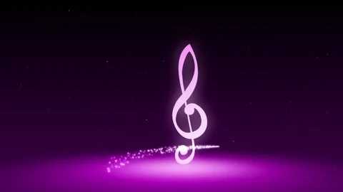 Animated Background With Musical Notes Stock Footage ~ Royalty Free ...