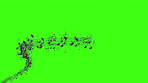 Animated background with musical notes o... | Stock Video | Pond5