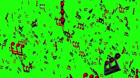 Animated background with musical notes o... | Stock Video | Pond5