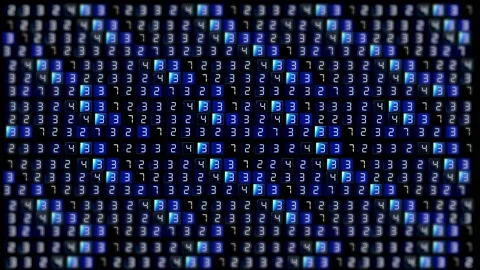 Animated background from numbers.digital... | Stock Video | Pond5
