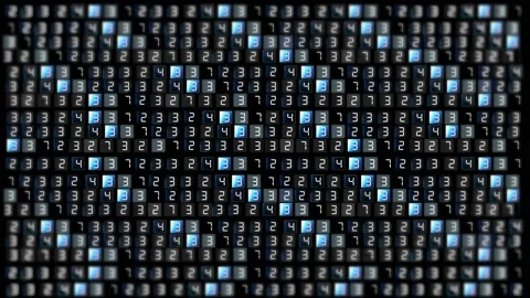 Animated background from numbers.digital... | Stock Video | Pond5