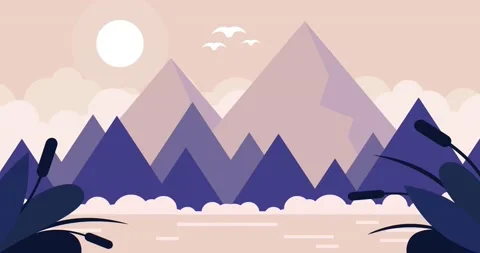 animated background of triangular nature... | Stock Video | Pond5