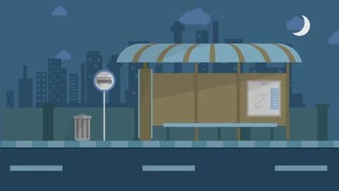 animated background video in 2d animatio... | Stock Video | Pond5