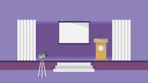 animated background video in 2d animatio... | Stock Video | Pond5