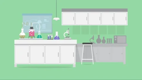Animated Laboratory Background