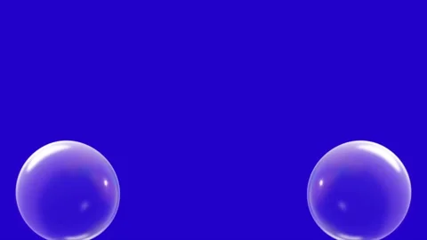 Animated background of white bubbles on ... | Stock Video | Pond5