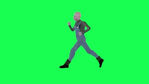 Running Man Green Screen Stock Footage ~ Royalty Free Stock Videos | Pond5