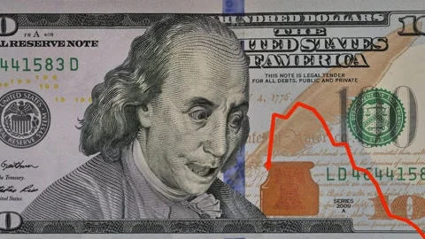 Animated Benjamin Franklin watches the c... | Stock Video | Pond5