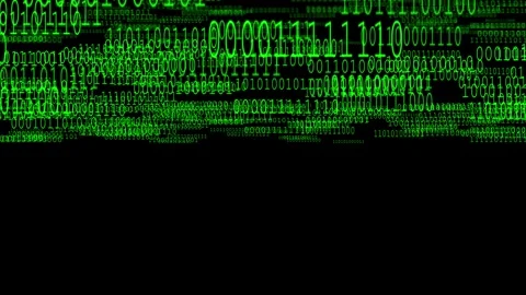 animated binary chart with black backgro... | Stock Video | Pond5