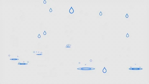 Raindrops Animated Stock Video Footage | Royalty Free Raindrops Animated Videos | Pond5