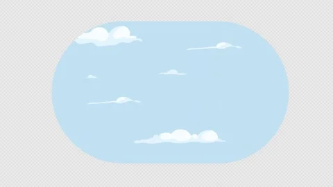 Animated blue sky with clouds | Stock Video | Pond5
