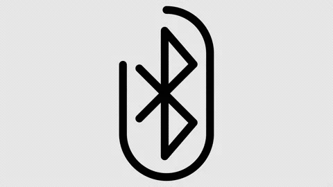 Animated bluetooth icon. | Stock Video | Pond5