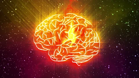 Animated brain images with effects | Stock Video | Pond5