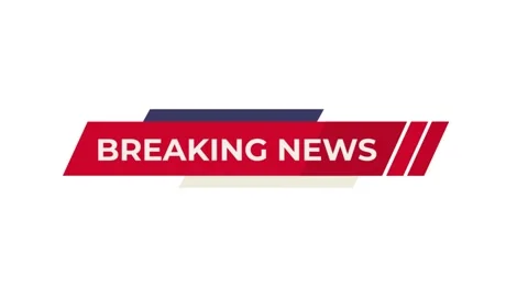 Animated Breaking News icon background, ... | Stock Video | Pond5