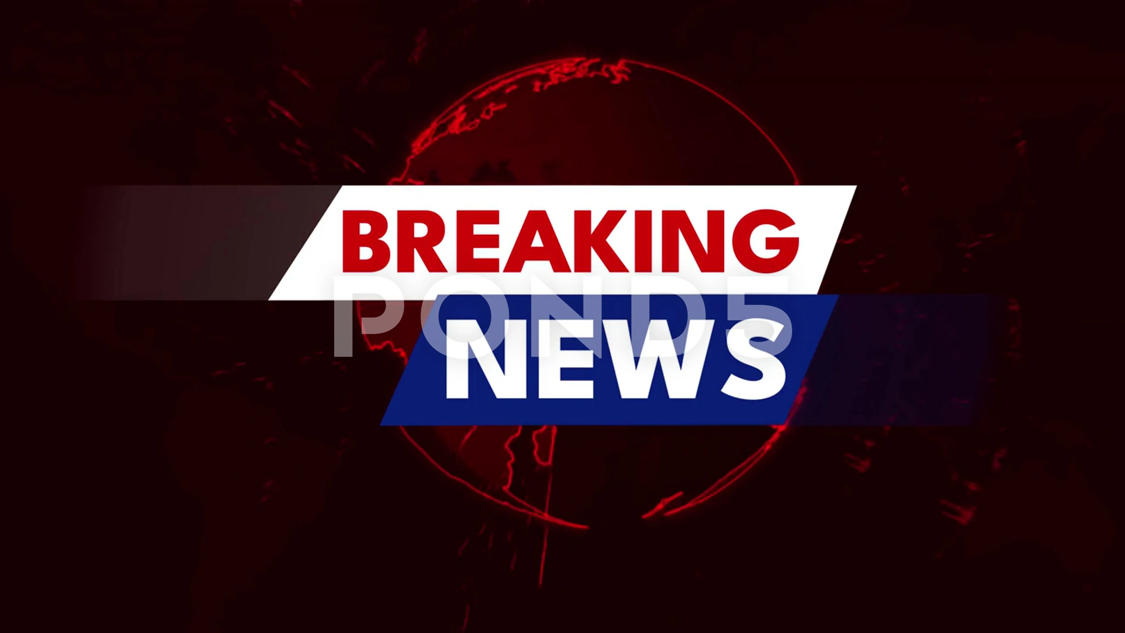 Breaking News Text Animation And Earth Cgi Rendering
