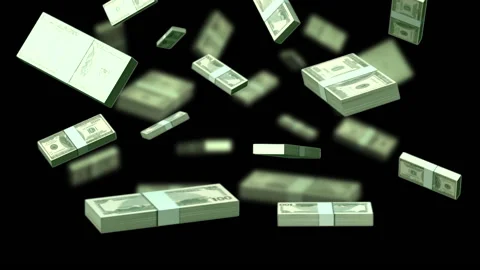 Animated Money Falling Stock Video Footage | Royalty Free Animated ...