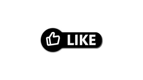 Animated like button icon on a white col... | Stock Video | Pond5