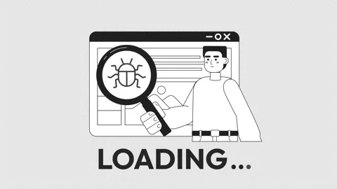 Animated Debugging Stock Video Footage | Royalty Free Animated ...