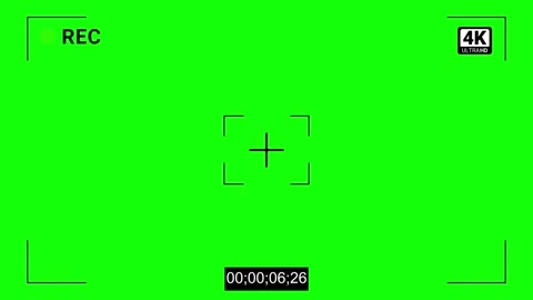 Animated Camera Recorder Viewfinder Gree... | Stock Video | Pond5