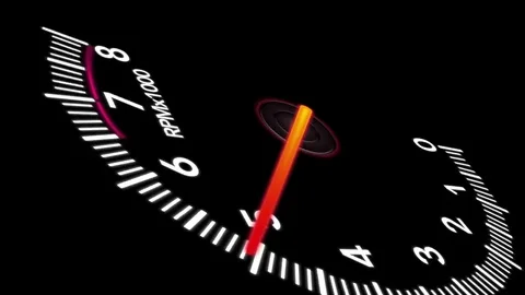 Animated Car Dashboard Start Engine | Stock Video | Pond5