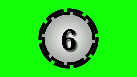 Animated cartoon 10 to 1 Countdown Timer... | Stock Video | Pond5