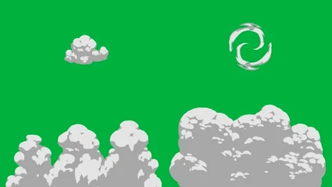 Animated cartoon 2d smoke clouds swirl p... | Stock Video | Pond5