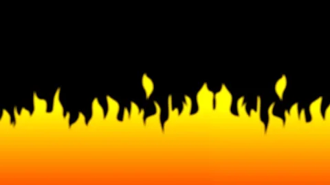 Animated Cartoon Effect Fire | Stock Video | Pond5