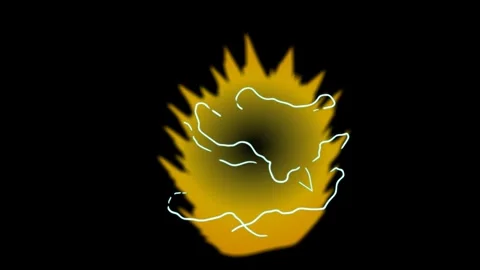 Animated Cartoon Energy Beam | Stock Video | Pond5