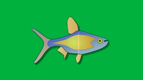 Animated Fish Swimming On Desktop