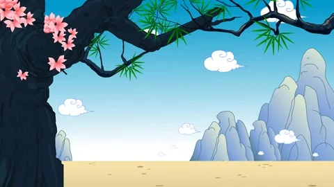 Chinese Tree Drawing Stock Video Footage | Royalty Free Chinese Tree ...