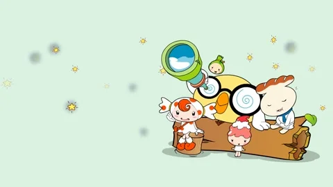 animated cartoons characters background,... | Stock Video | Pond5