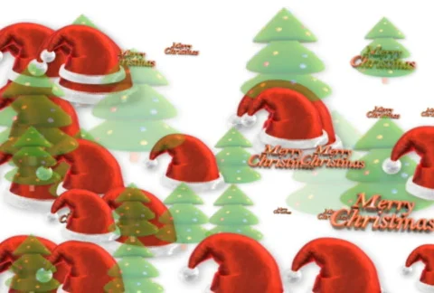 Animated christmas background | Stock Video | Pond5