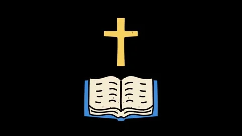 Animated church icon background, logo sy... | Stock Video | Pond5