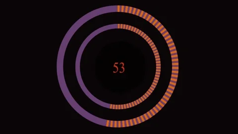 Animated circle shape loading bar. circl... | Stock Video | Pond5